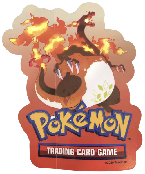 2020 Charizard V Max Darkness Ablaze Promo Sticker Decal Red Flames