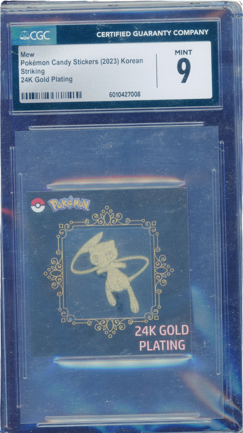CGC 9 MEW CANDY STICKERS KOREAN