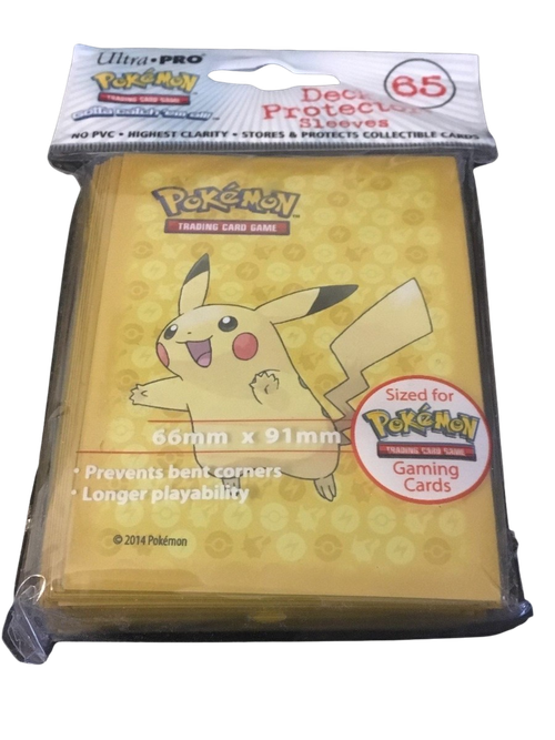 Ultra Pro Pikachu Yellow Card Sleeves